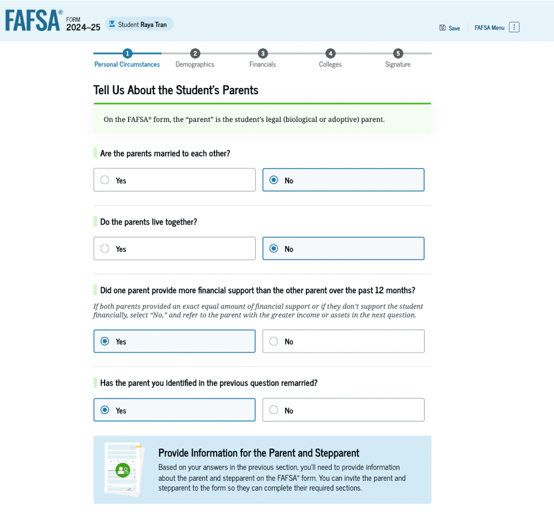 New rules for single, separated or divorced parents – College Money Method